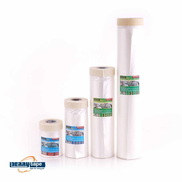 Jual Covering Tape (Easy Mask Film with Masking Tape) - Berry Tape ...